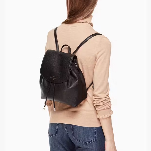 kate spade | Bags | Kate Spade Leather Flap And Sinch Backpack | Poshmark